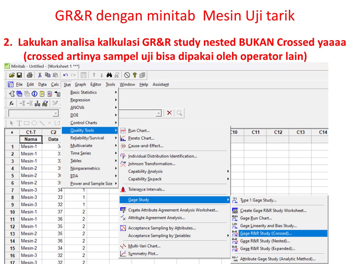 TIPS & CONTOH STUDI KASUS MSA-GRR-NESTED – www.improvementqhse.com (PT RIMAR SOLUSI TANGGUH)